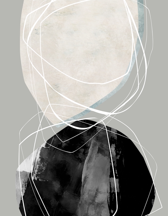 Minimalist Textured Forms Wallpaper | happywall.com