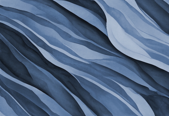 Blue Abstract Wave Wallpaper for Modern Rooms