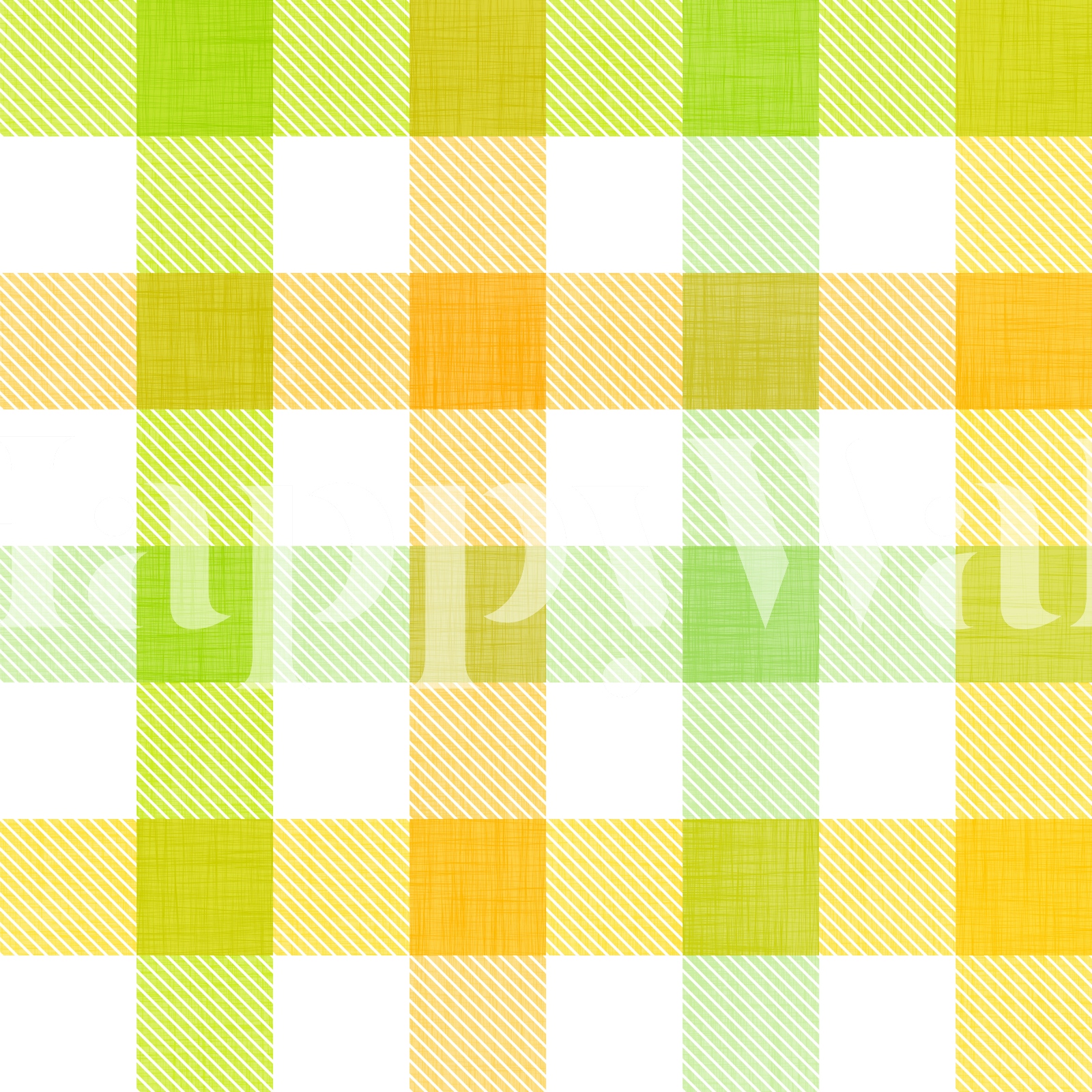 Lime Lemon Checker Wallpaper | Happywall