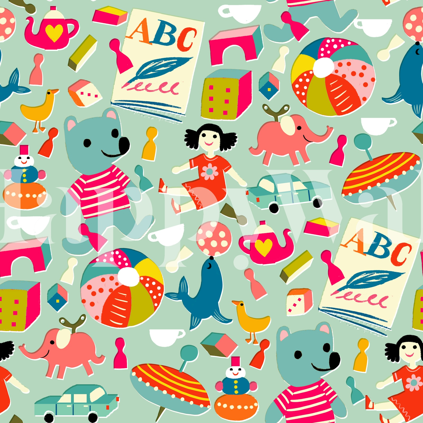 My Favorite Toy Collection Wallpaper | Happywall