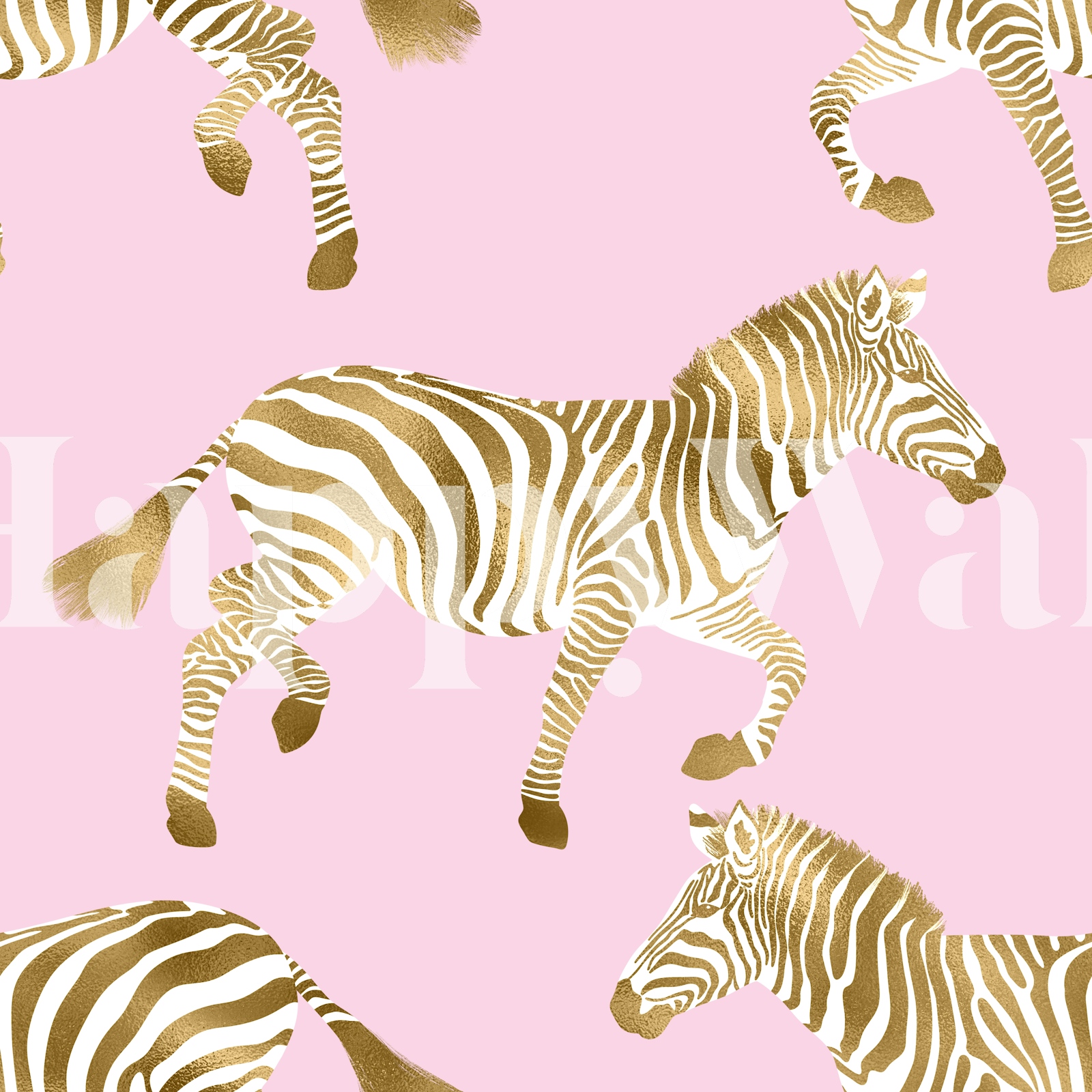Pink Zebra Print Wallpaper