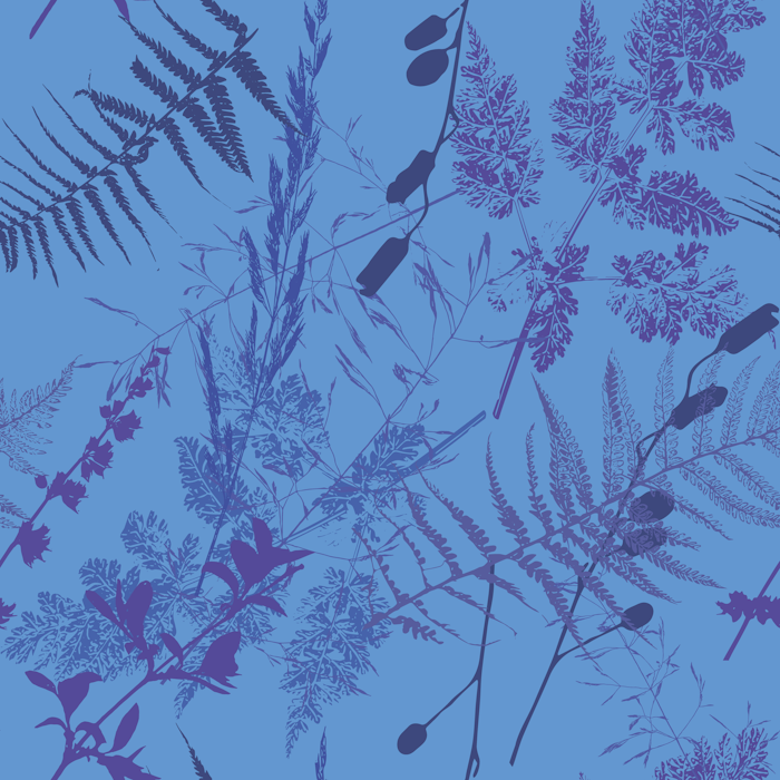 Midnight Flora Escape Wallpaper | happywall.com