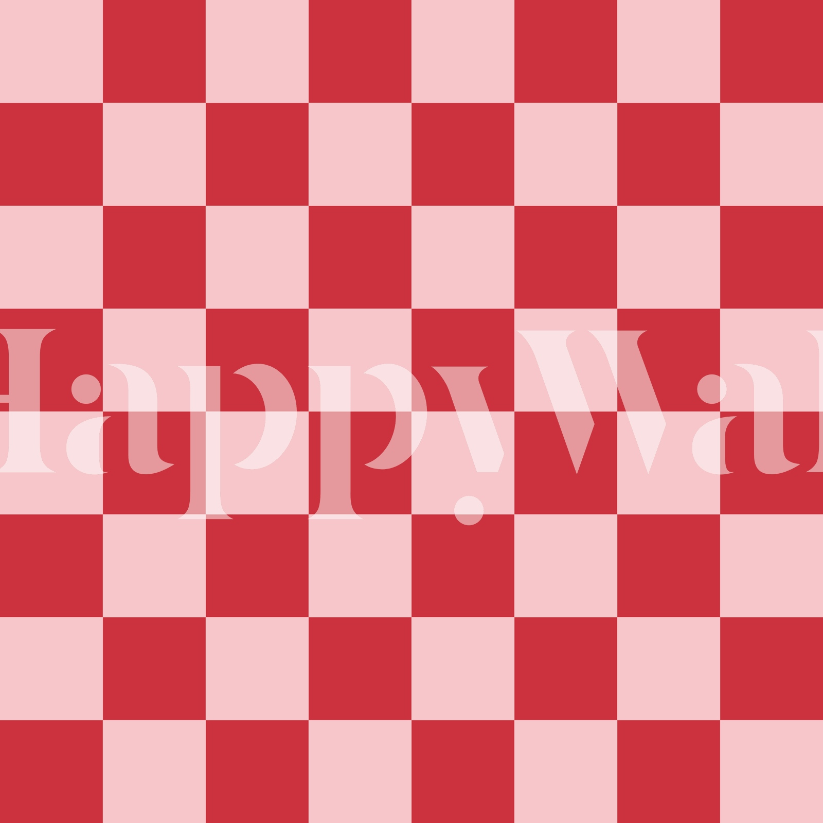 Red and Pink Checkered Wallpaper