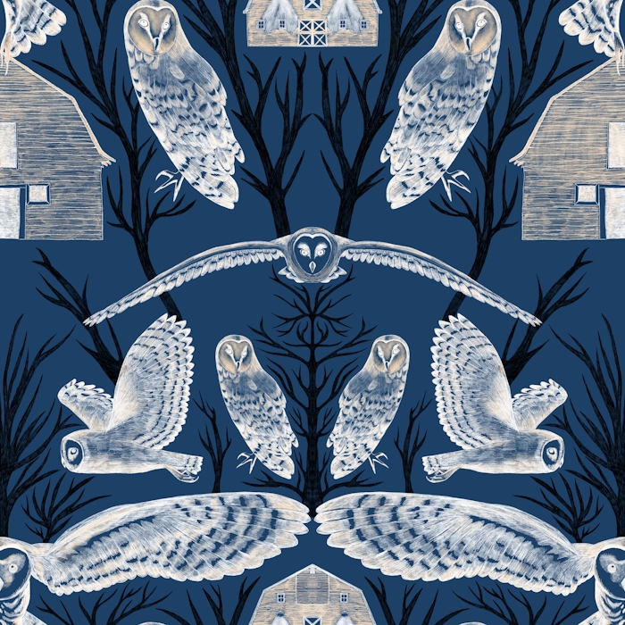 Midnight Owl Wallpaper for Bedroom