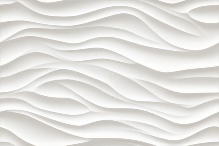 Textured White Wave Wallpaper for Modern Rooms