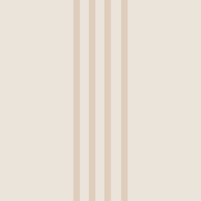 Vintage Cream Striped Wallpaper