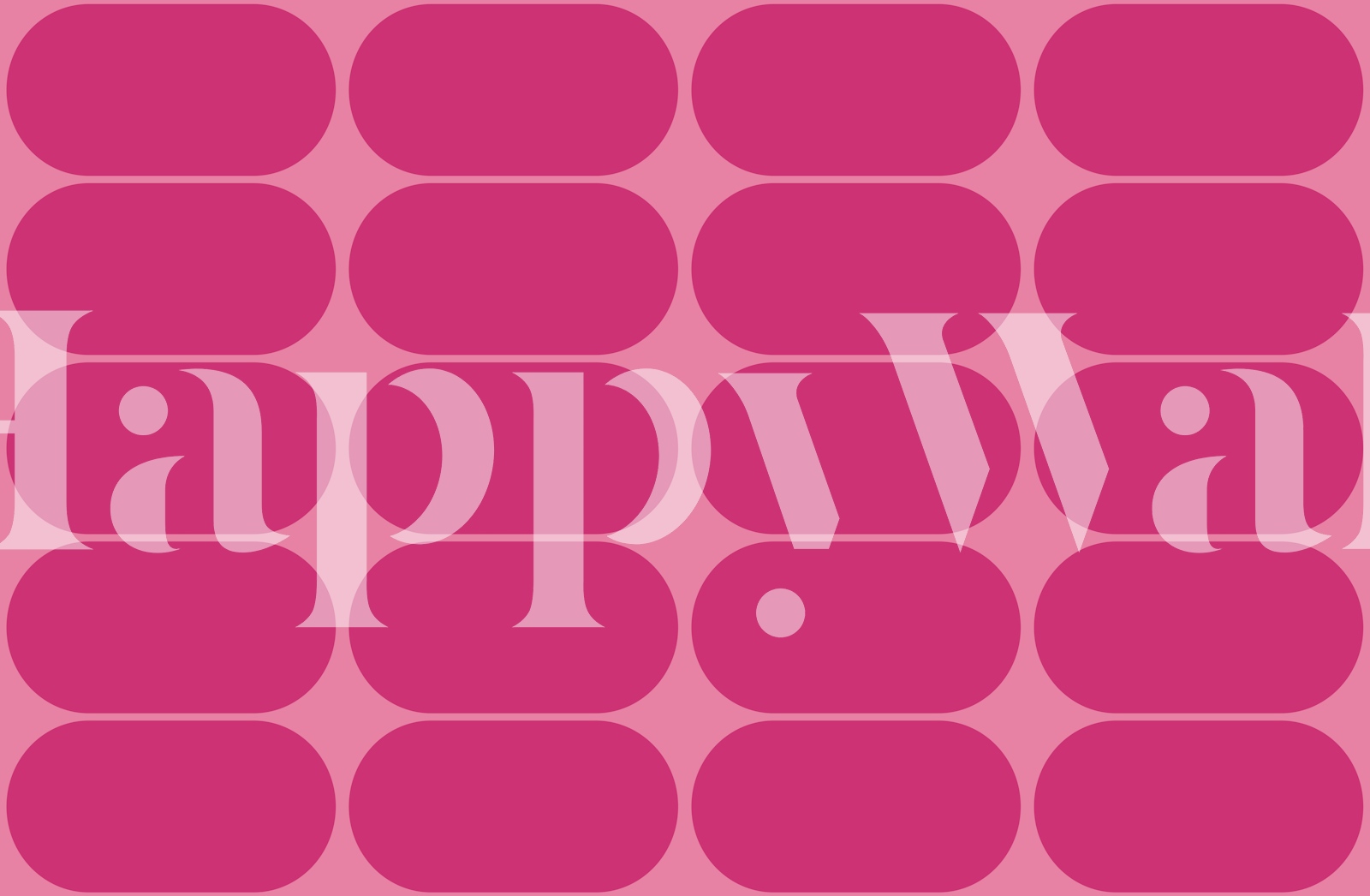 Retro Magenta Pebbles Wallpaper Design