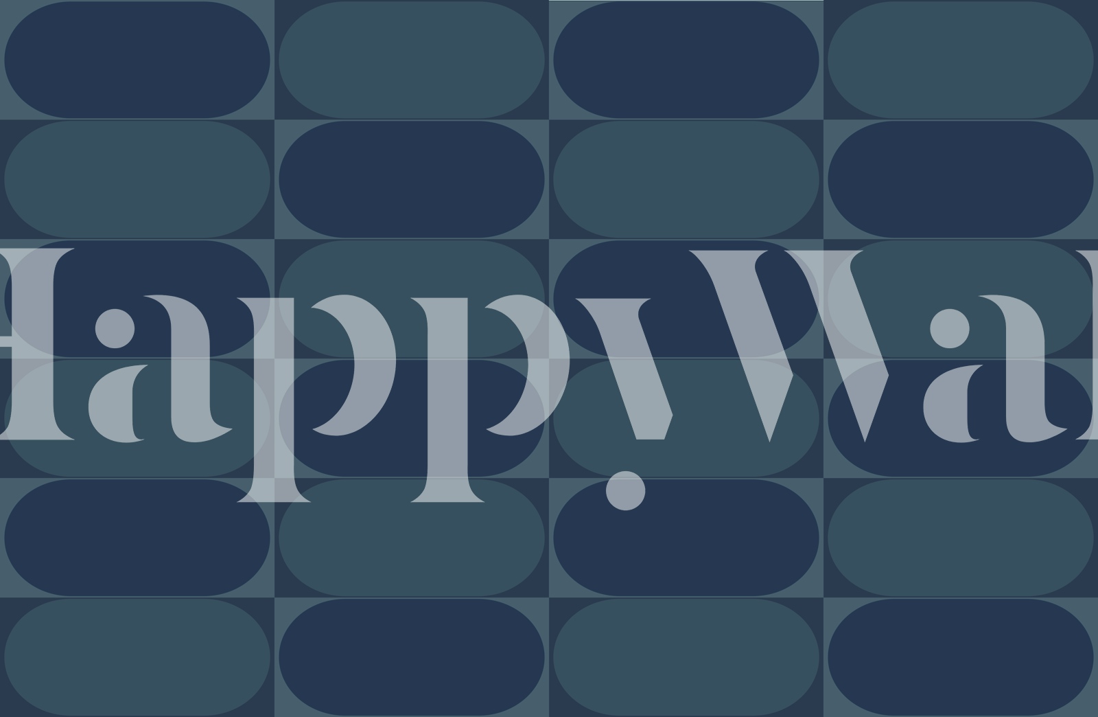Geometric Chic Navy Shapes Wallpaper