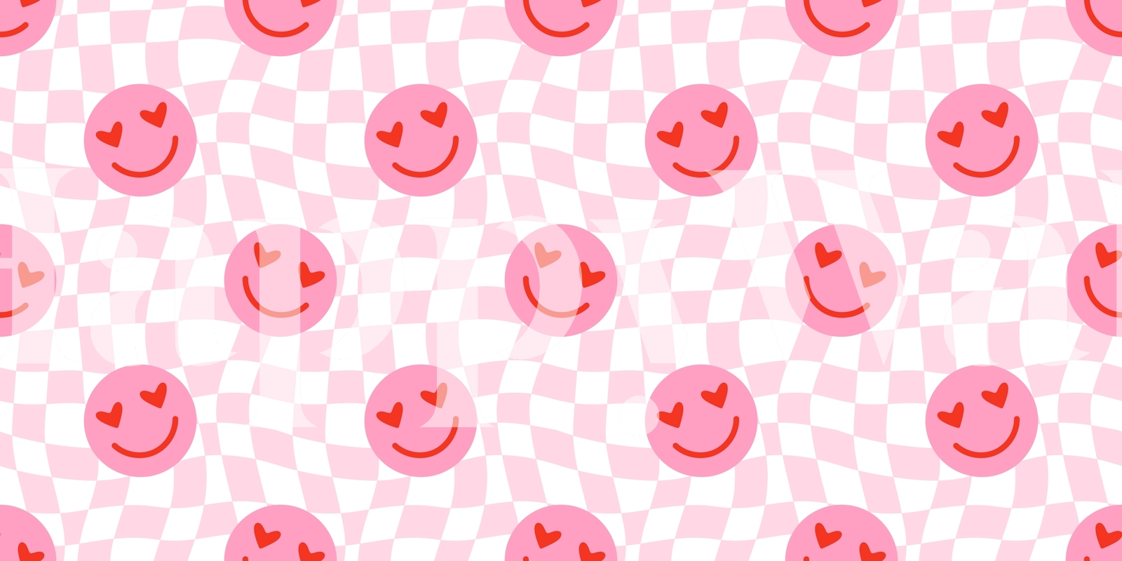 Pink Smiley Face Wallpaper