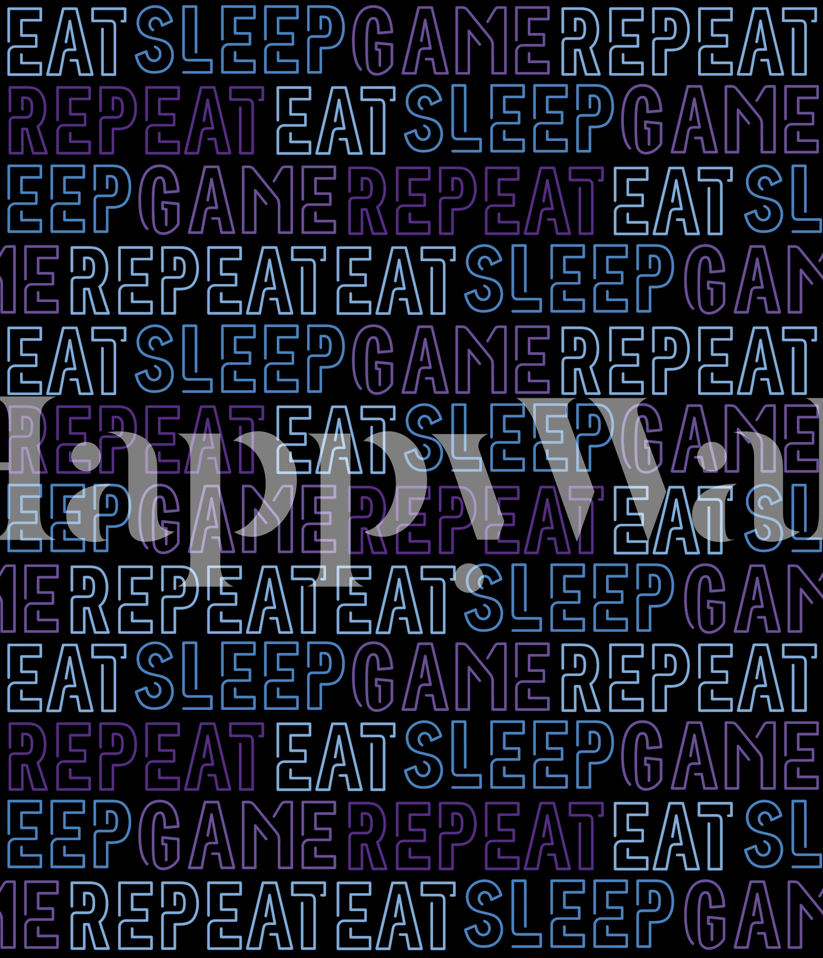 Eat Sleep Game Repeat Wallpaper - happywall.com
