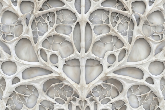 Abstract Bone Structure Wallpaper - Happywall