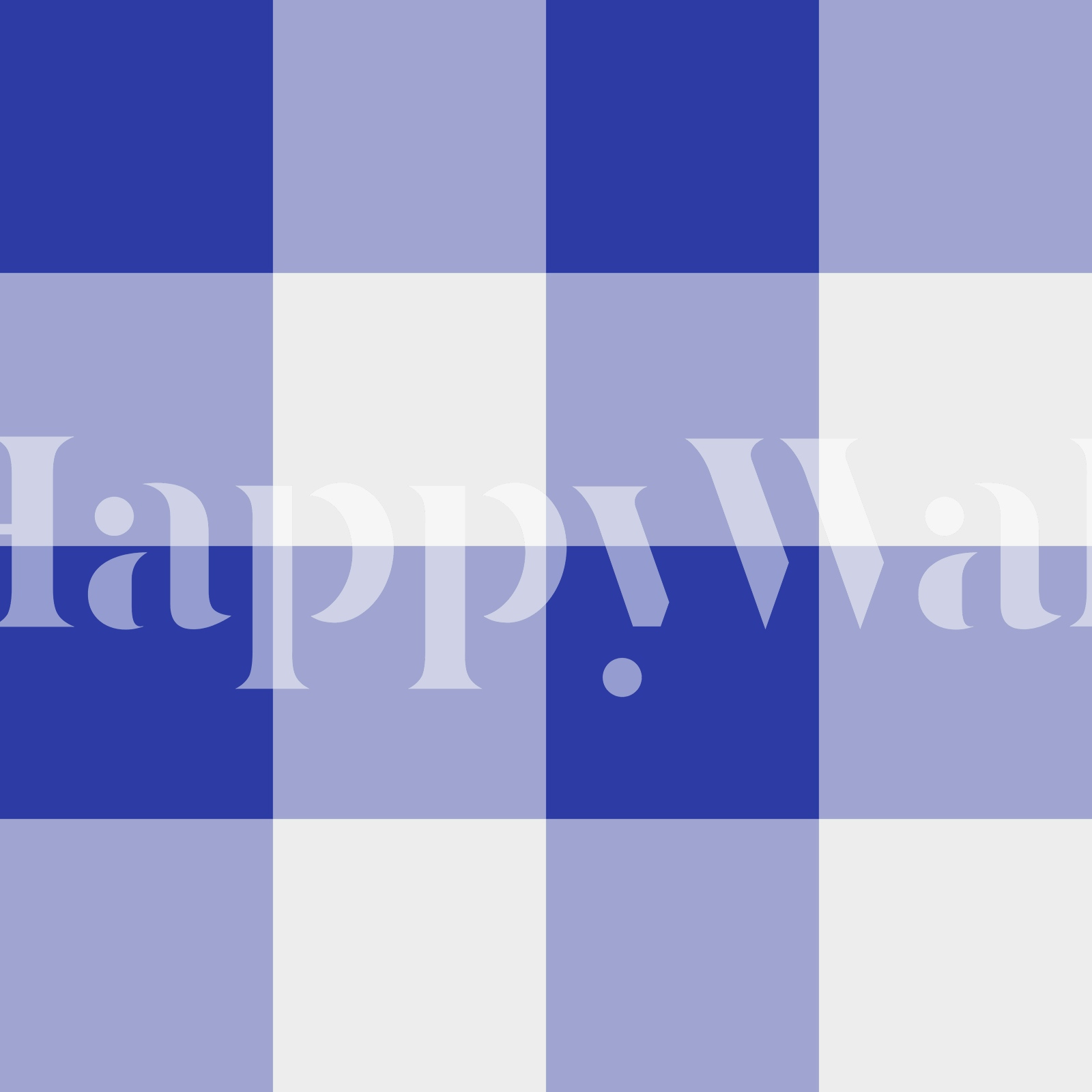 Blue Gingham Wallpaper - happywall.com