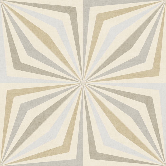 Radiant Art Deco Geometric Rays - Happywall.com