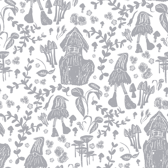 Fairy Tale Garden Scene Wallpaper | happywall.com