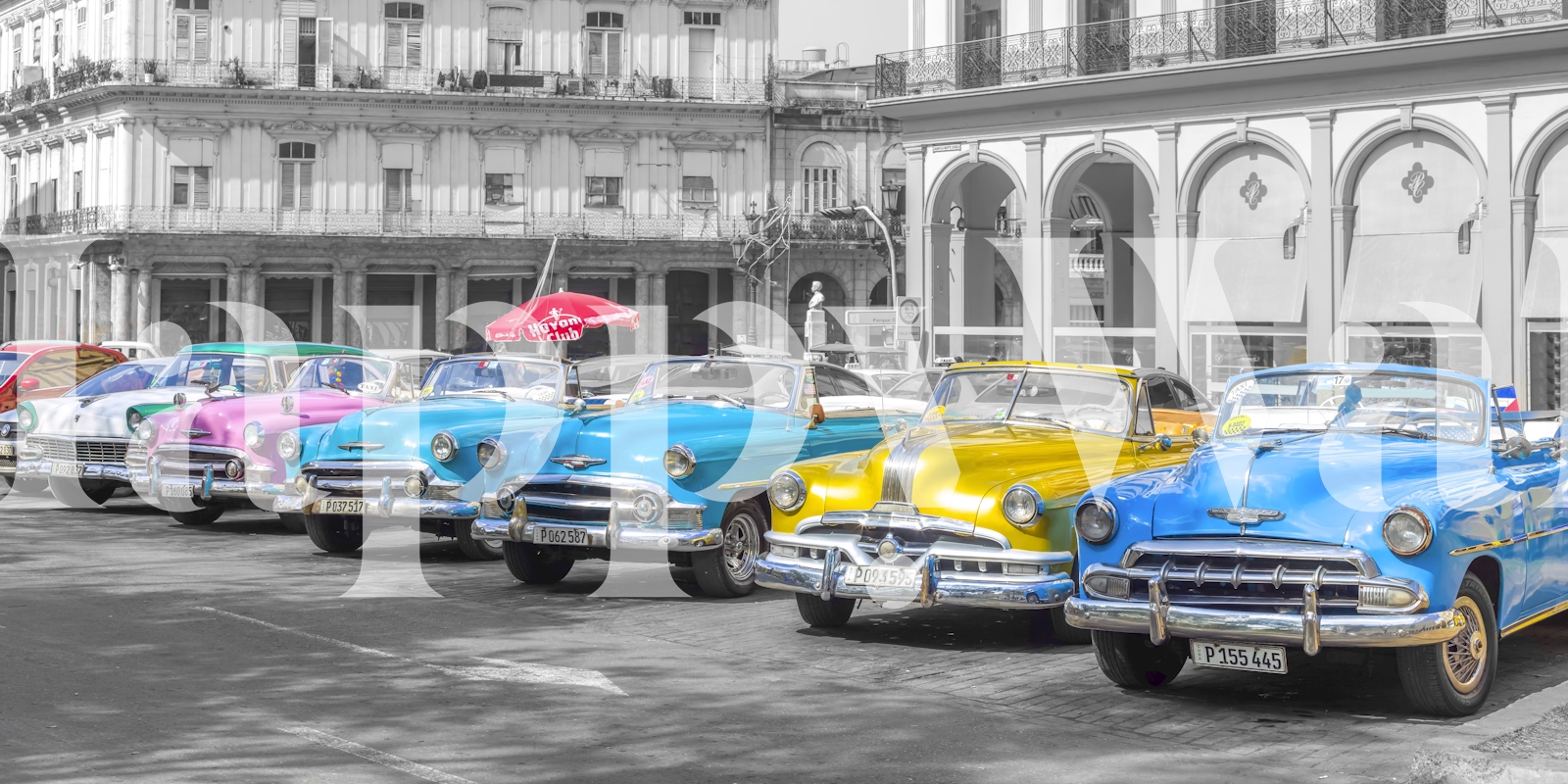 Vintage Car Colorful Wallpaper