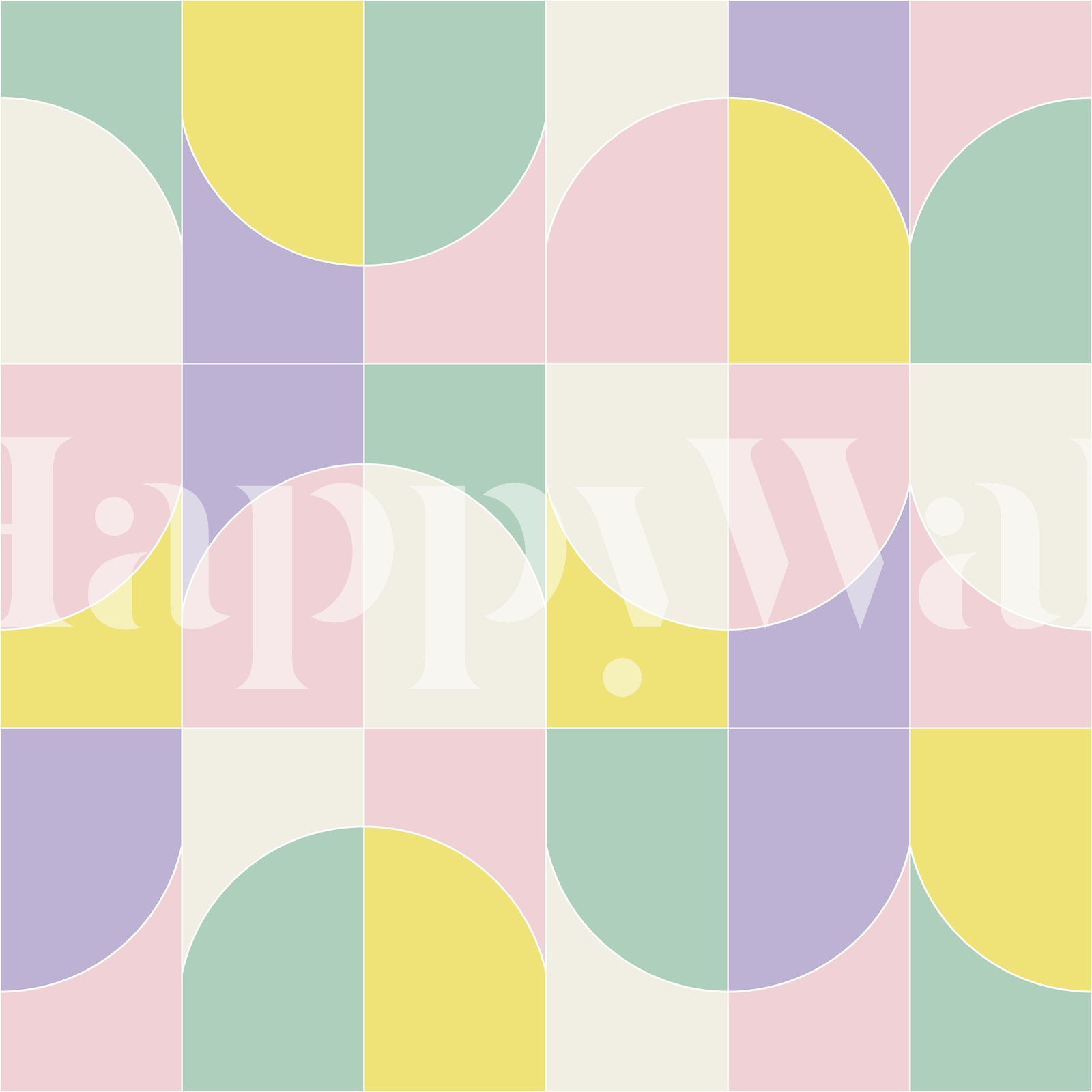 Bold Geo Tiles 05 Wallpaper | happywall.com