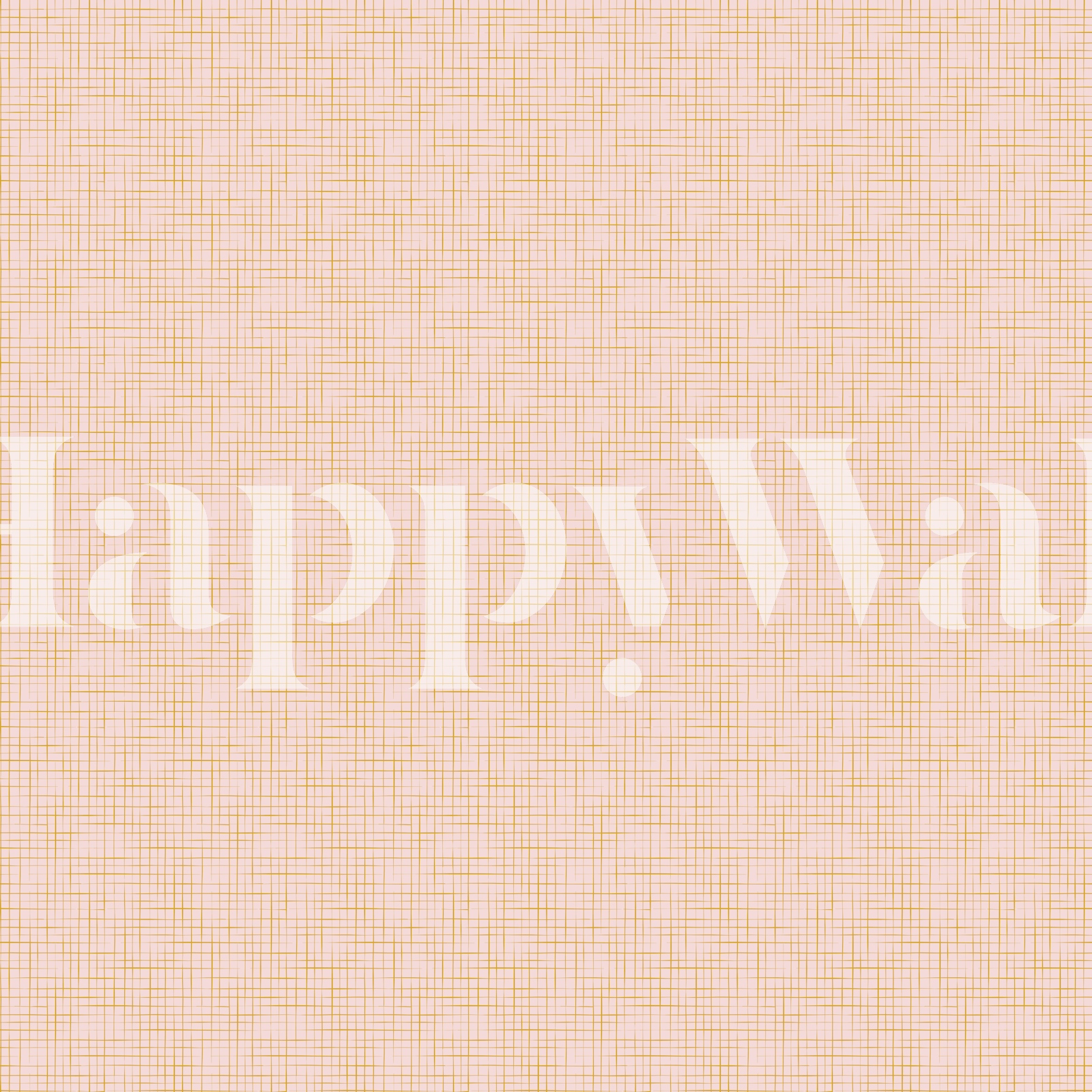 Pastel Rose And Mustard Linen Texture Wallpaper