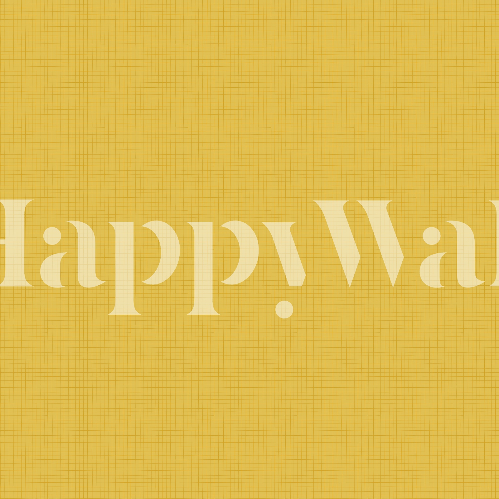 Mustard Textured Fabric Wallpaper