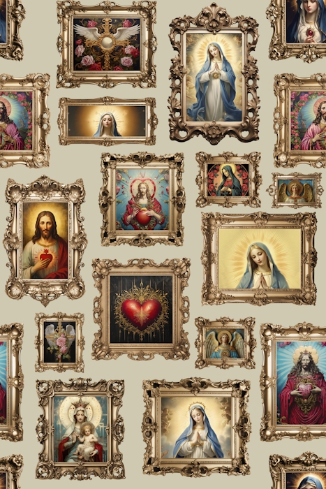 Heavenly Baroque Iconic Holy Frames - Happywall.com