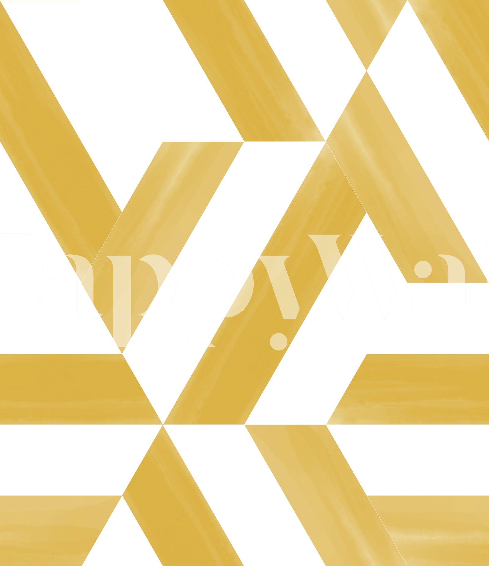 Yellow Geometric Wallpaper for Bright Interiors
