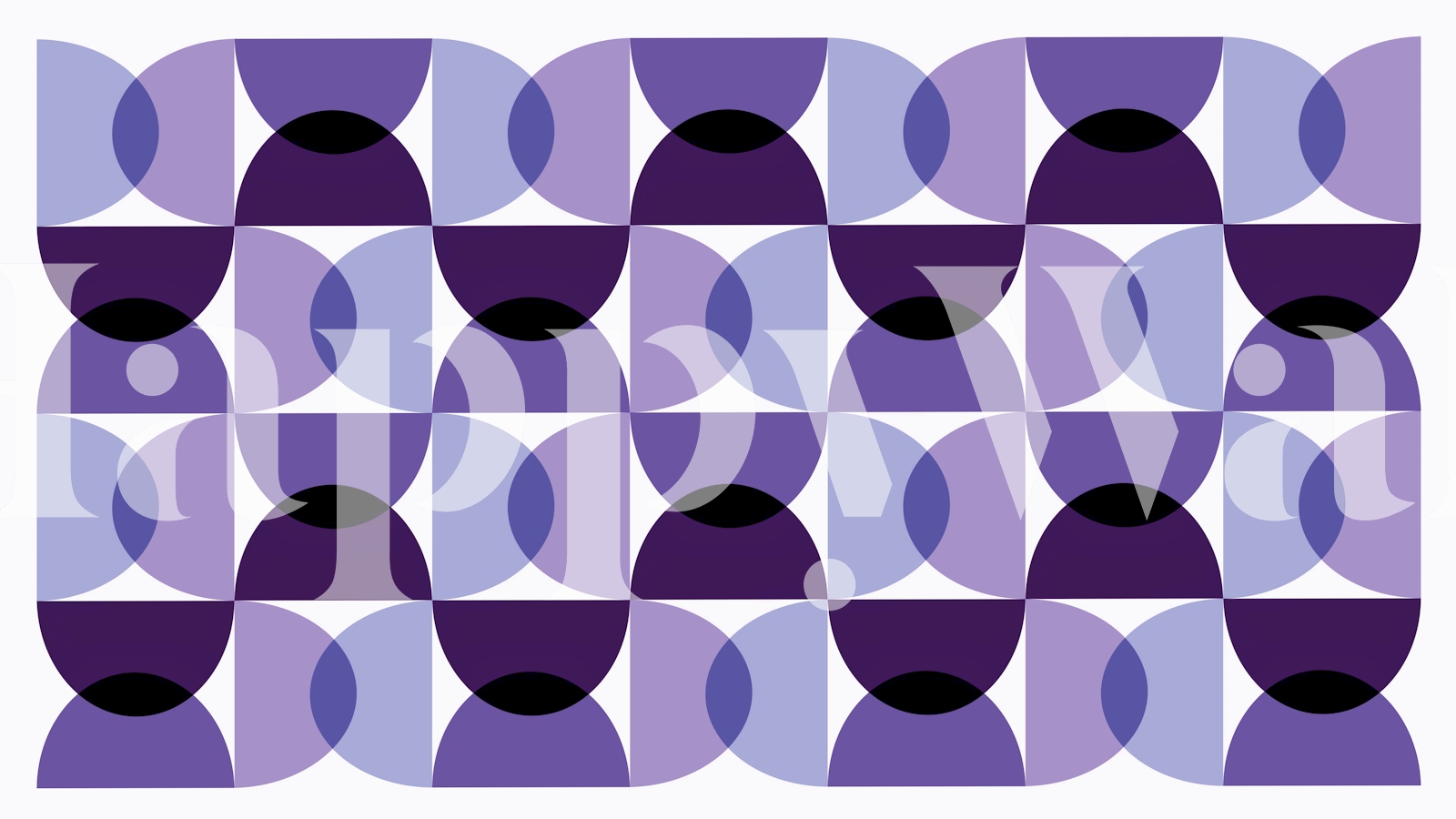Purple Geometric Pattern Wallpaper