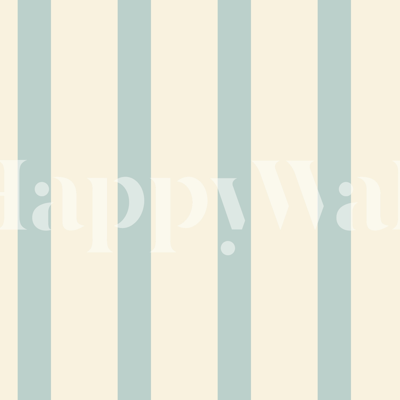 Pastel Blue White Striped Wallpaper
