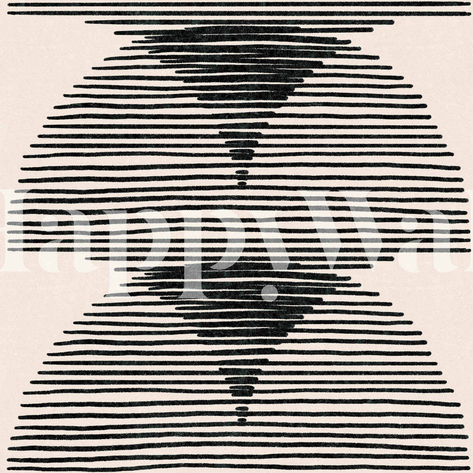 Jacinta Monochrome Wallpaper - happywall.com