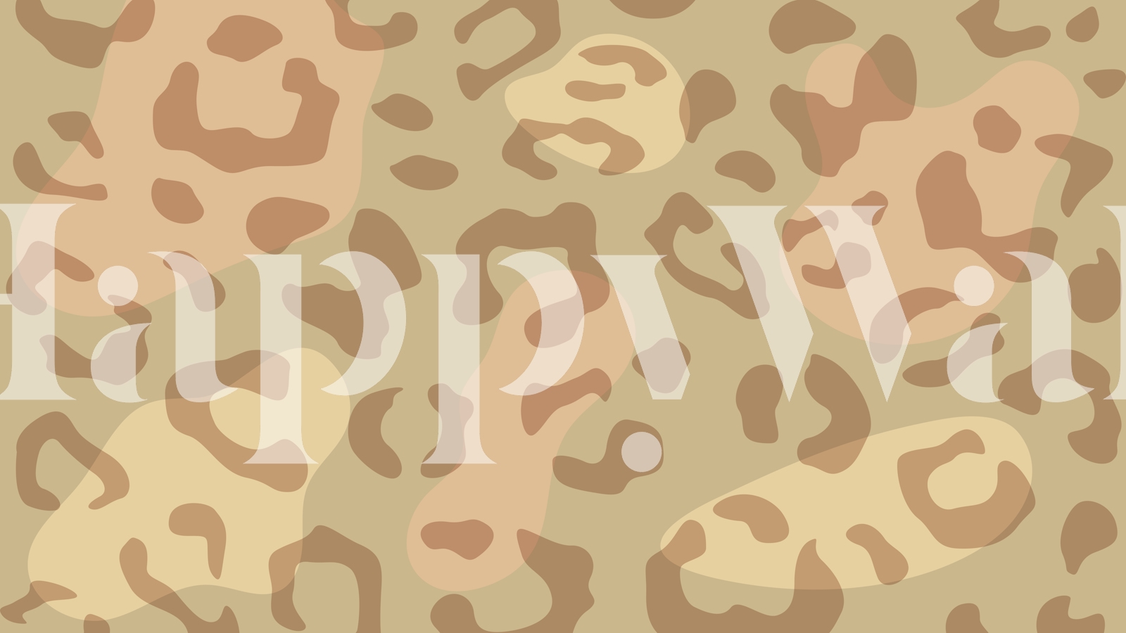 Earthy Abstract Panther Spots Wallpaper