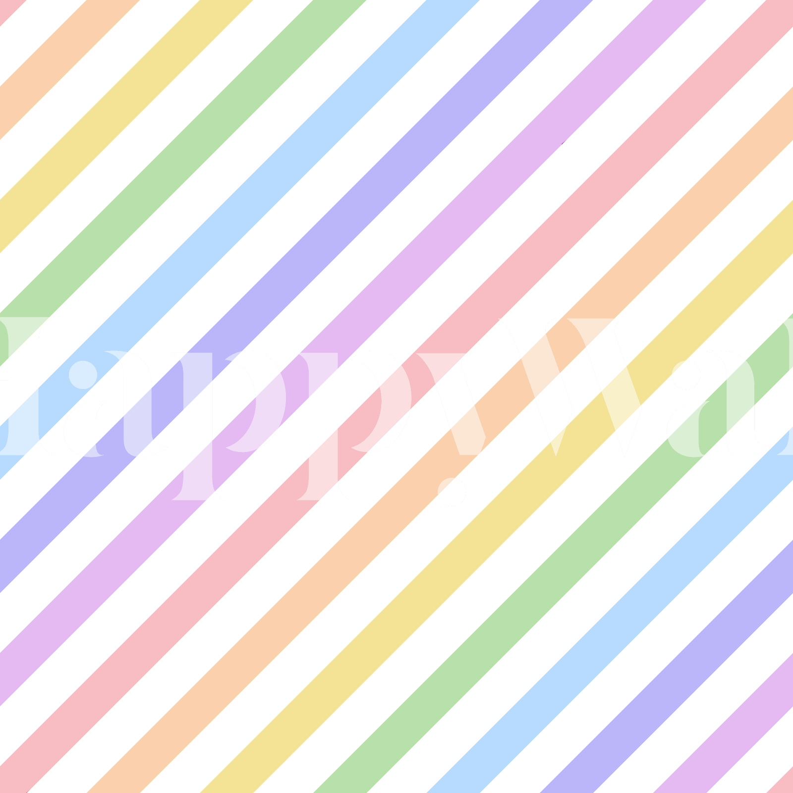 Diagonal Pastel Rainbow Stripes Wallpaper