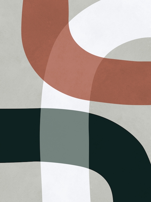 Chic Geometric Blend Wallpaper - happywall.com