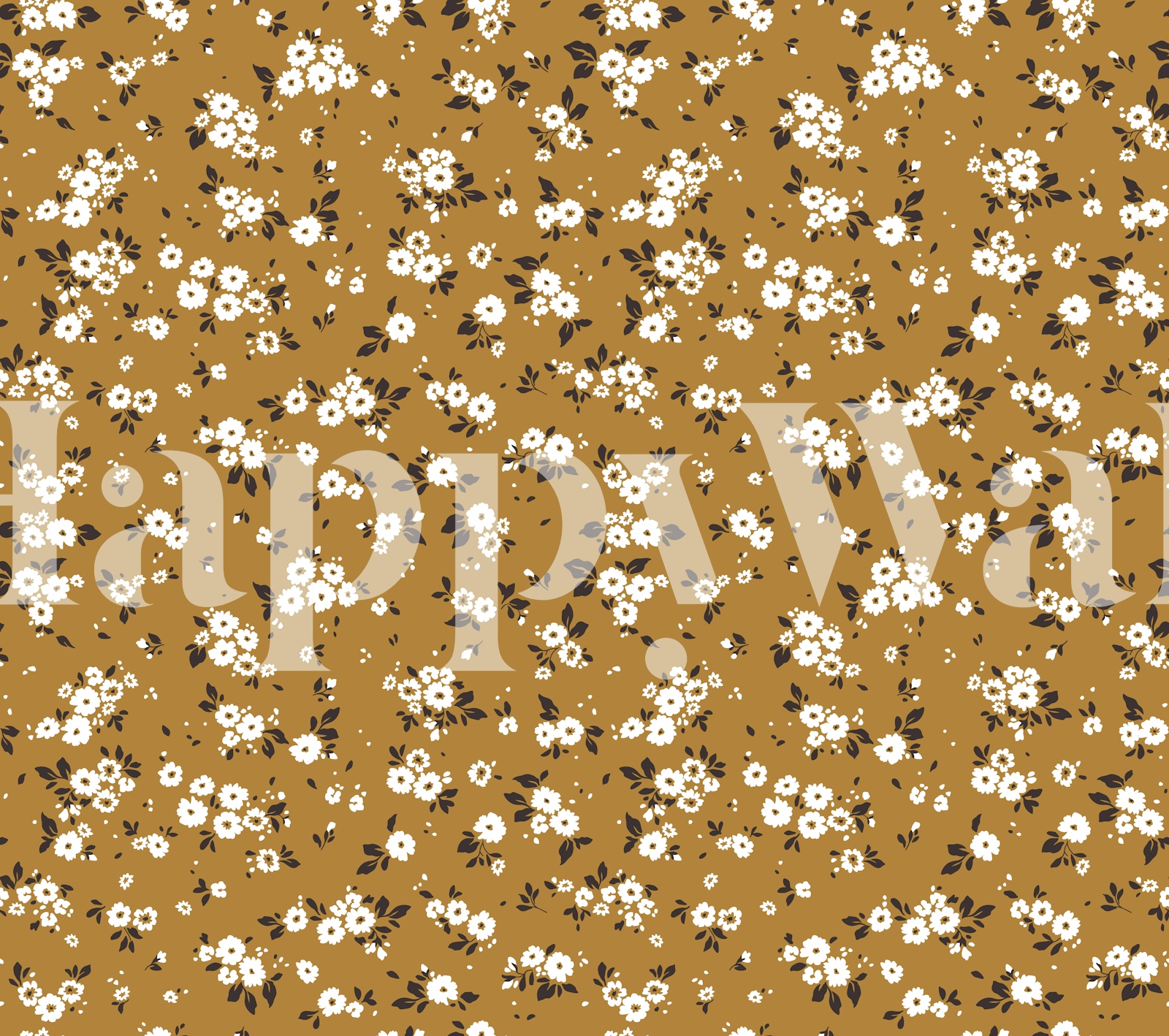 Golden Daisy Delight Wallpaper | happywall.com