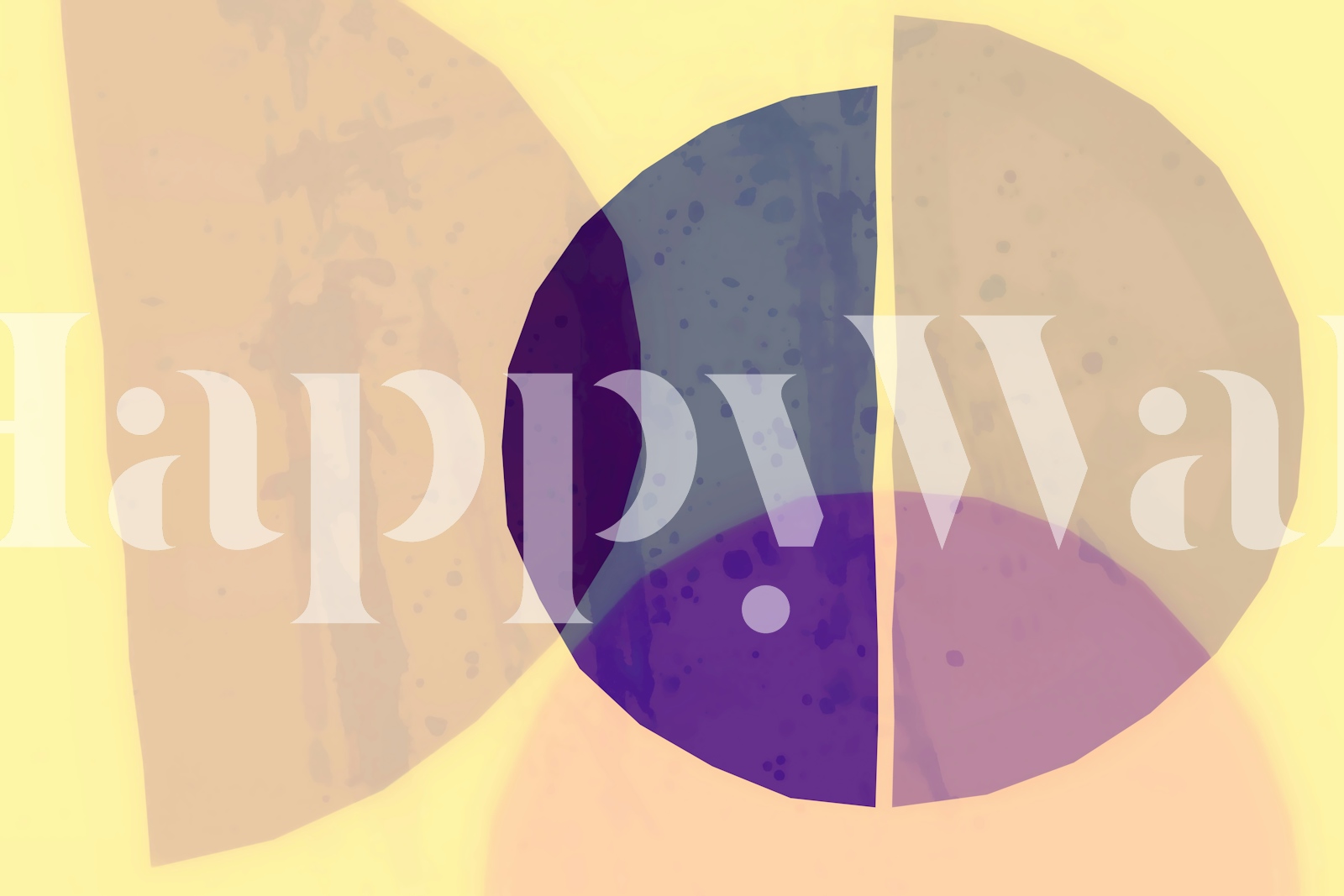 Pastel Geometric Blend Wallpaper | happywall.com