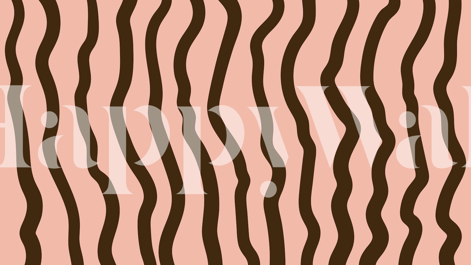 Swaying Cocoa Lines Wallpaper