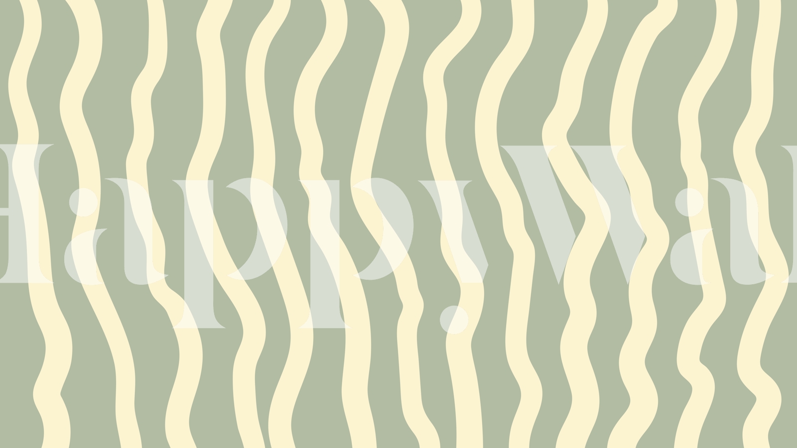 Serenity Wave Wallpaper | happywall.com