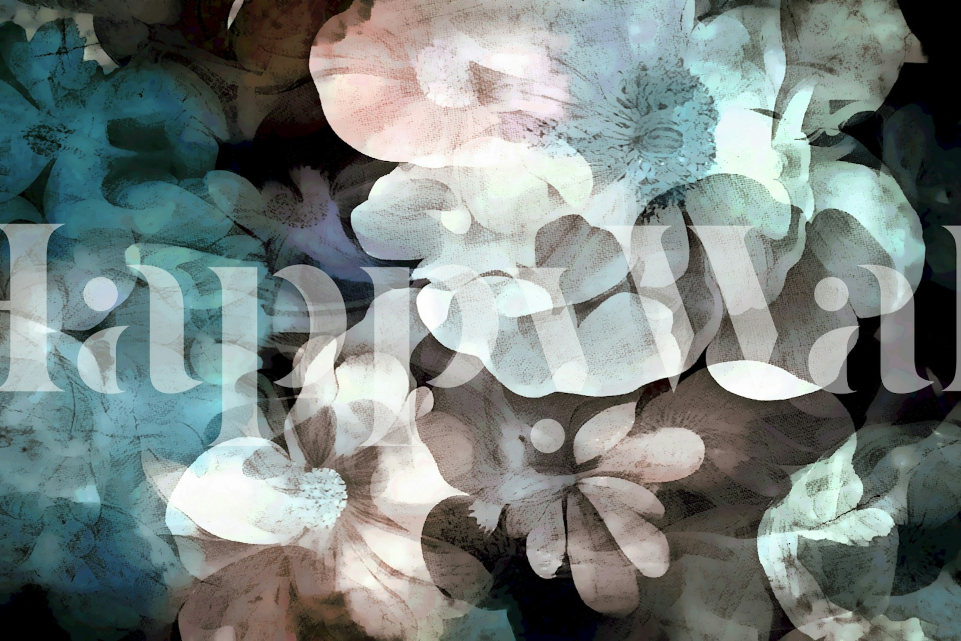 Flower Dreamscape Wallpaper | happywall.com