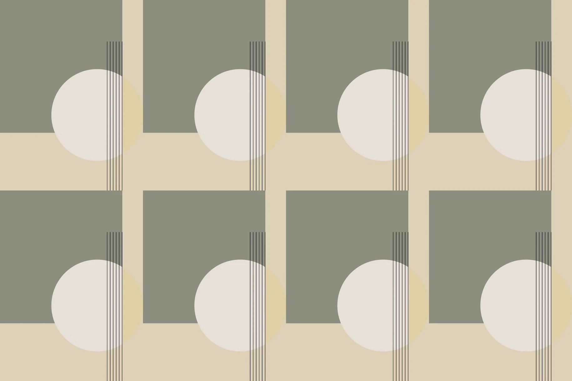 Abstract Geometric Pattern wallpaper - Happywall