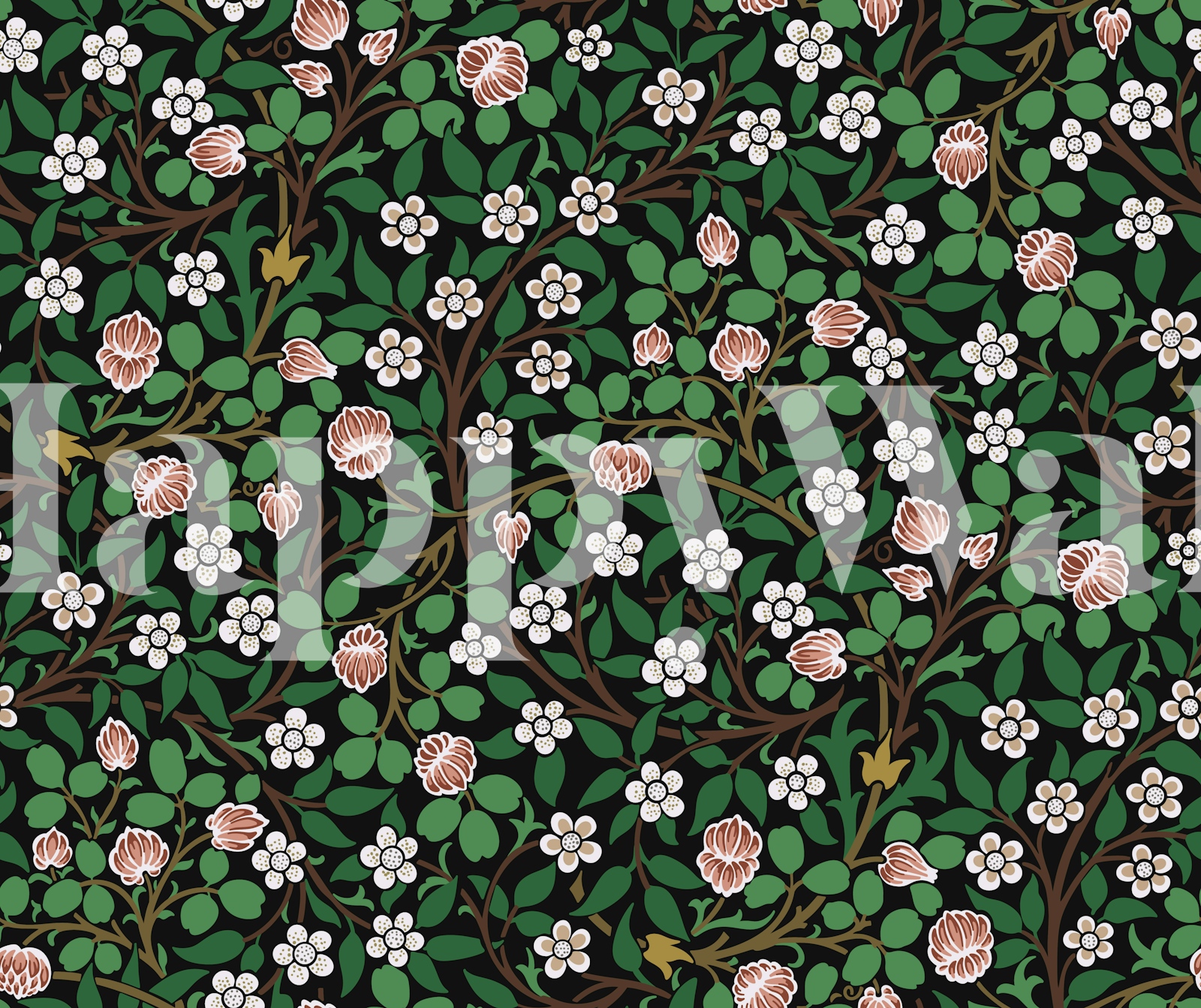 Victorian Clover pattern 5 - happywall.com