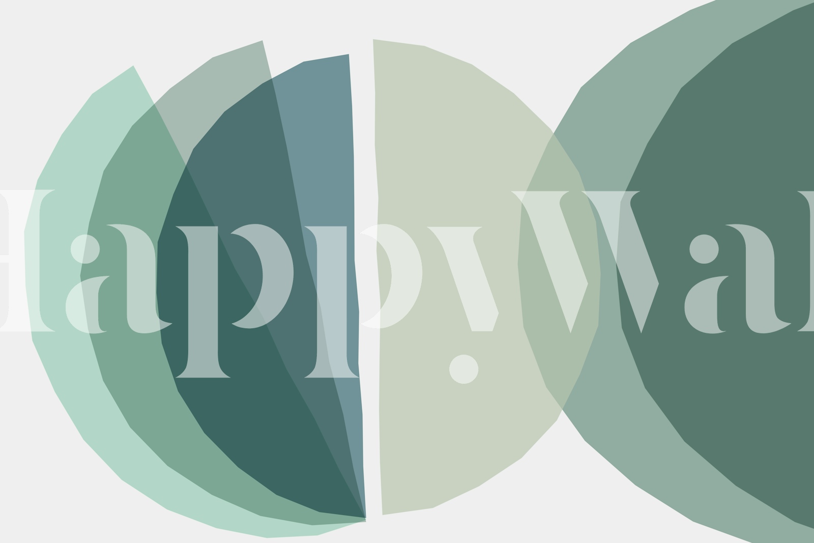 Abstract Circular Shades Wallpaper | happywall.com