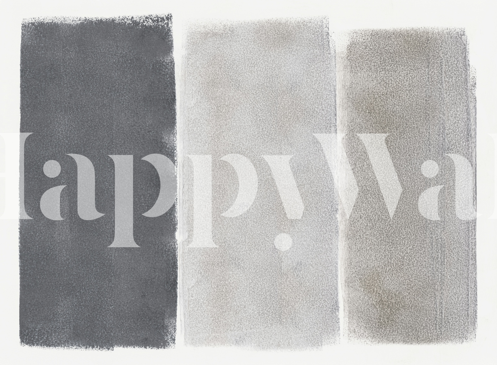 Shades of Gray Trio Wallpaper | HappyWall