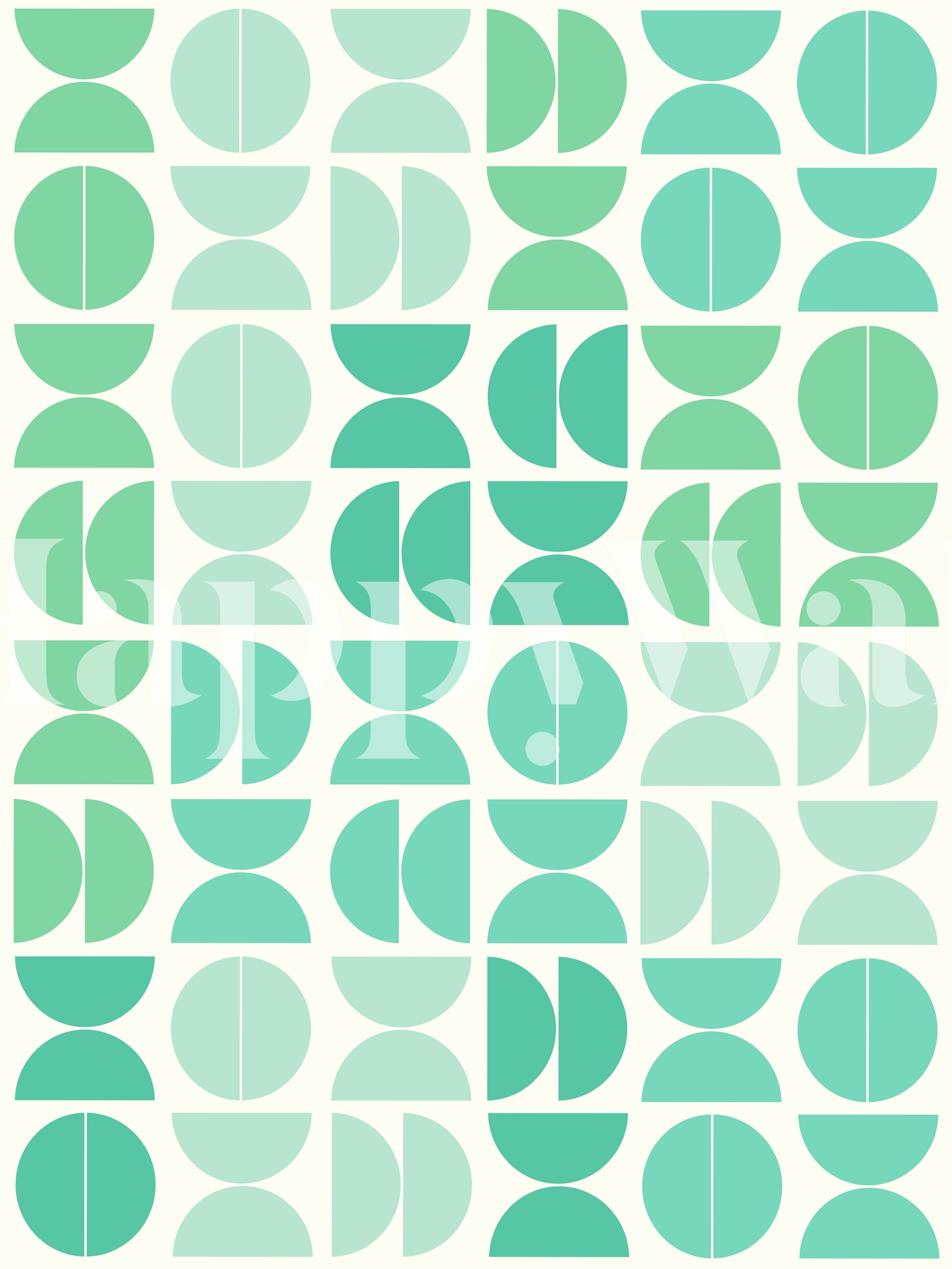 Abstract Circle Array Wallpaper - Happywall