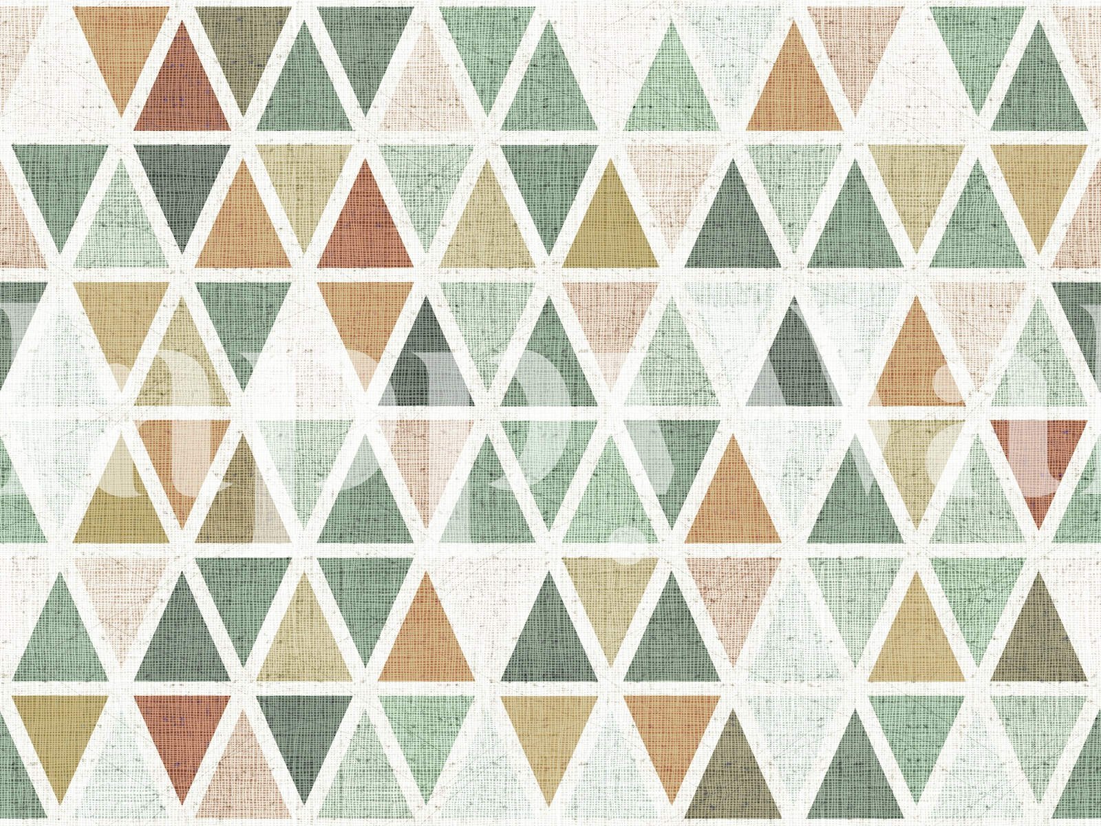 Neutral Geometric Triangle Wallpaper