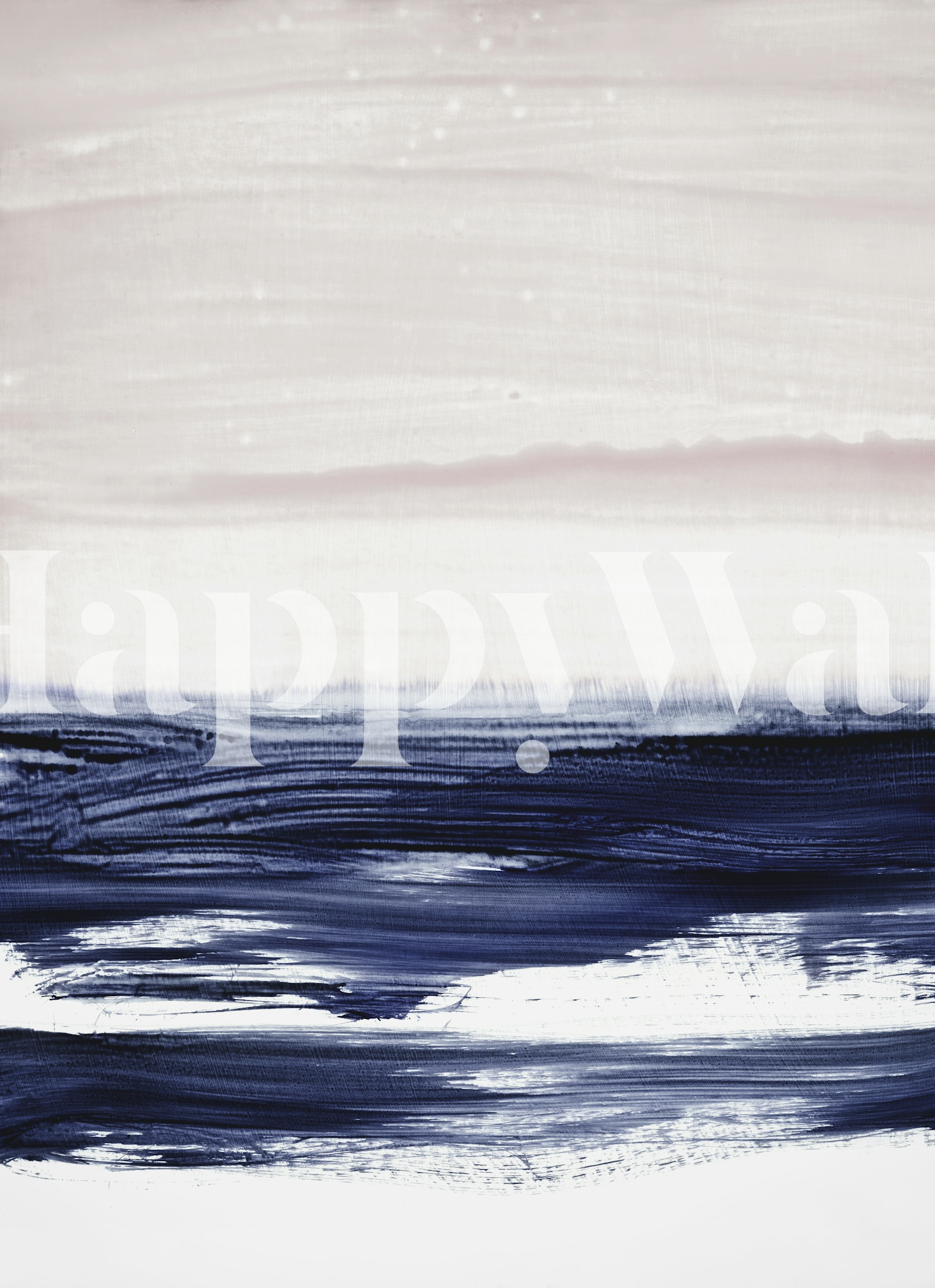 Abstract Blue Sea Wallpaper for Modern Decor