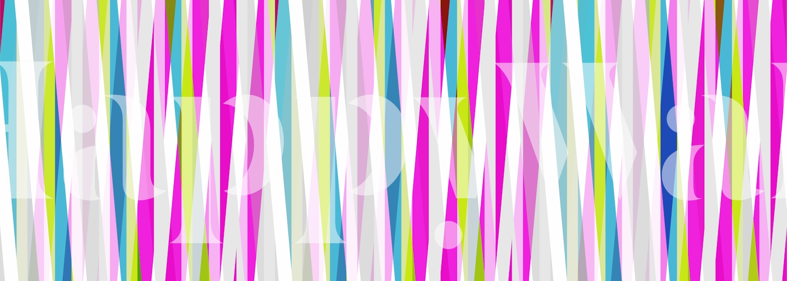 Colorful Striped Wallpaper for Kids Room