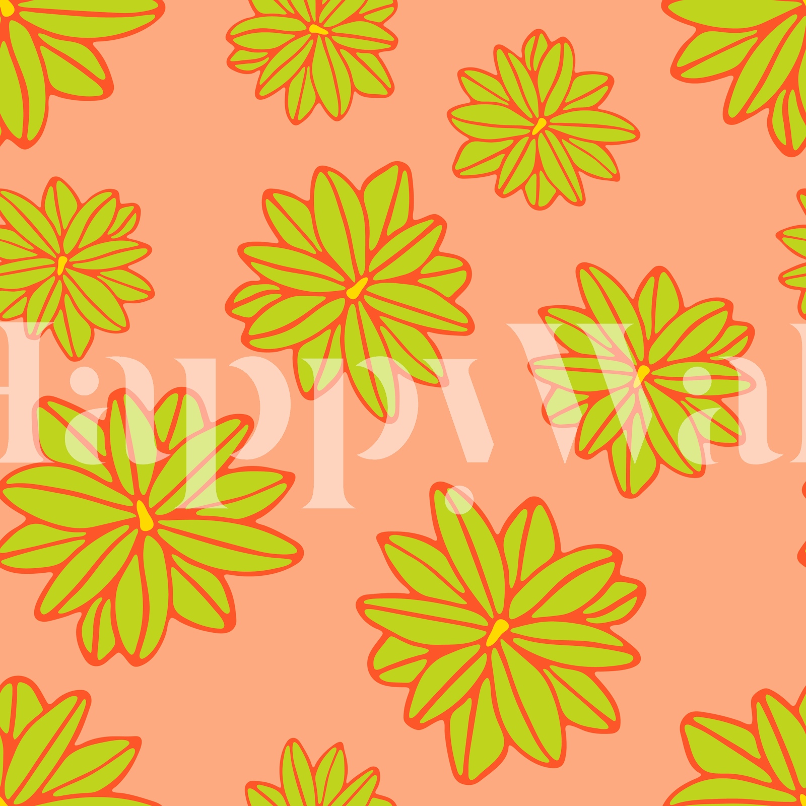 Bloom Big Boho Flowers - Happywall.com