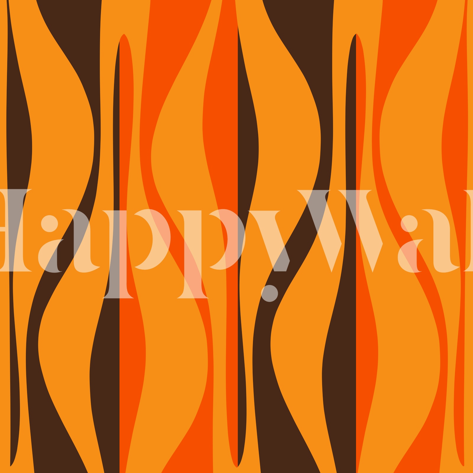 Retro Mid Mod Striped Lounge Wallpaper