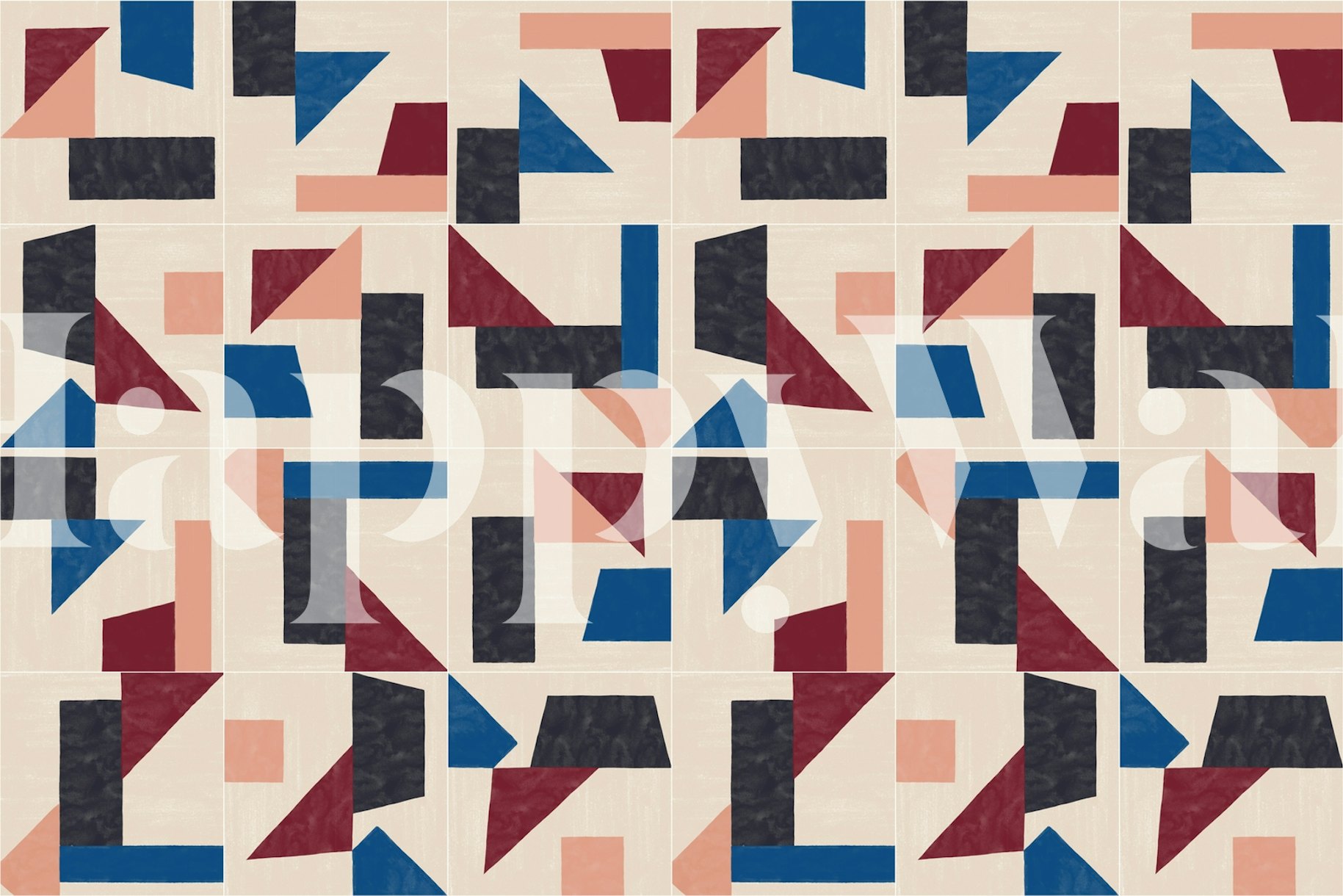Tangram Wall Tiles Three Wallpaper - Shop Now on Happywall.com