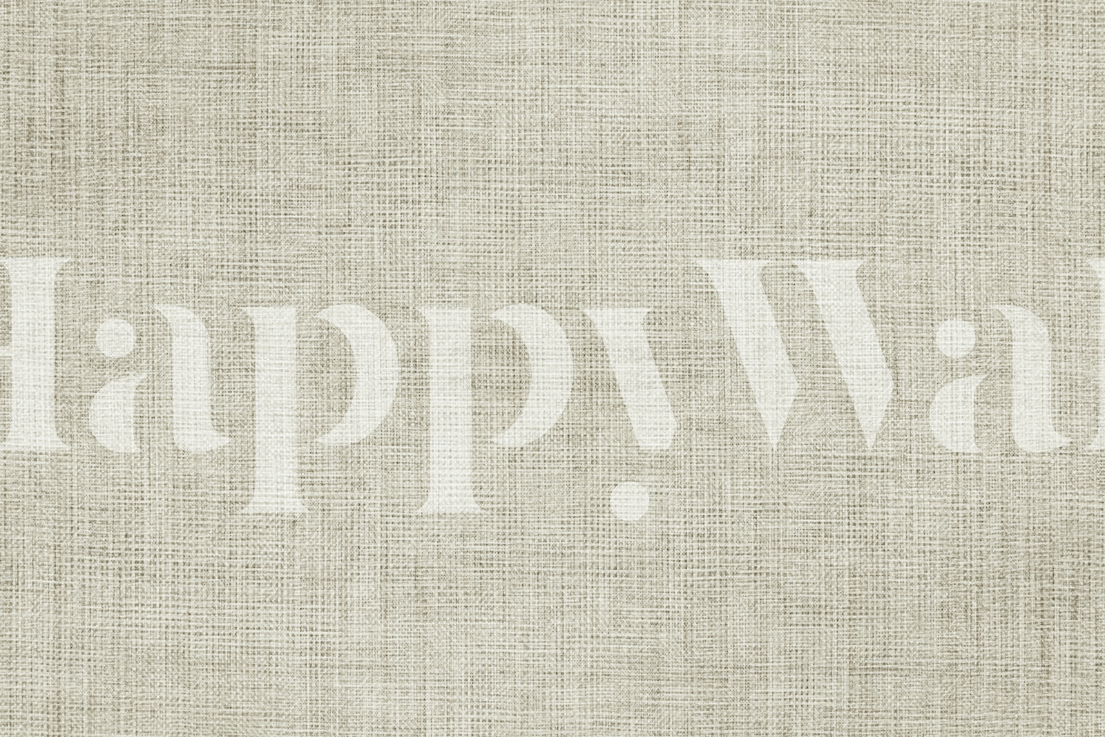 Neutral Linen Texture Wallpaper