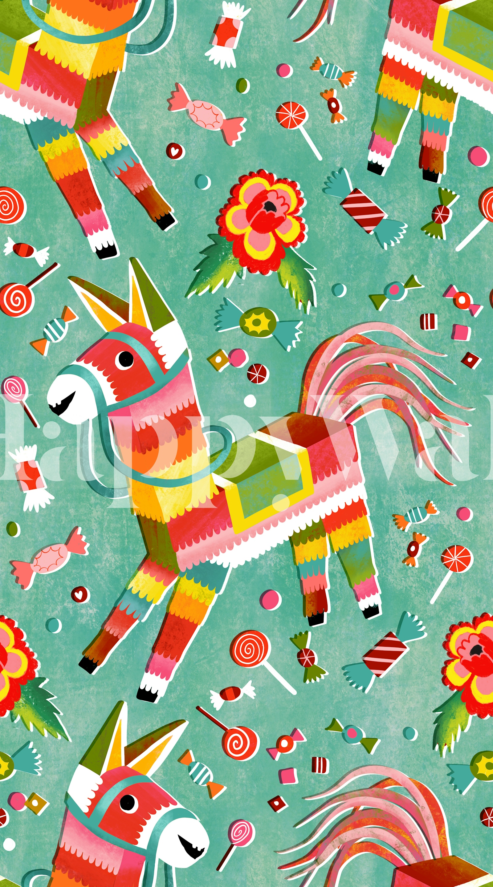 Pinata Horse Sweets Wallpaper