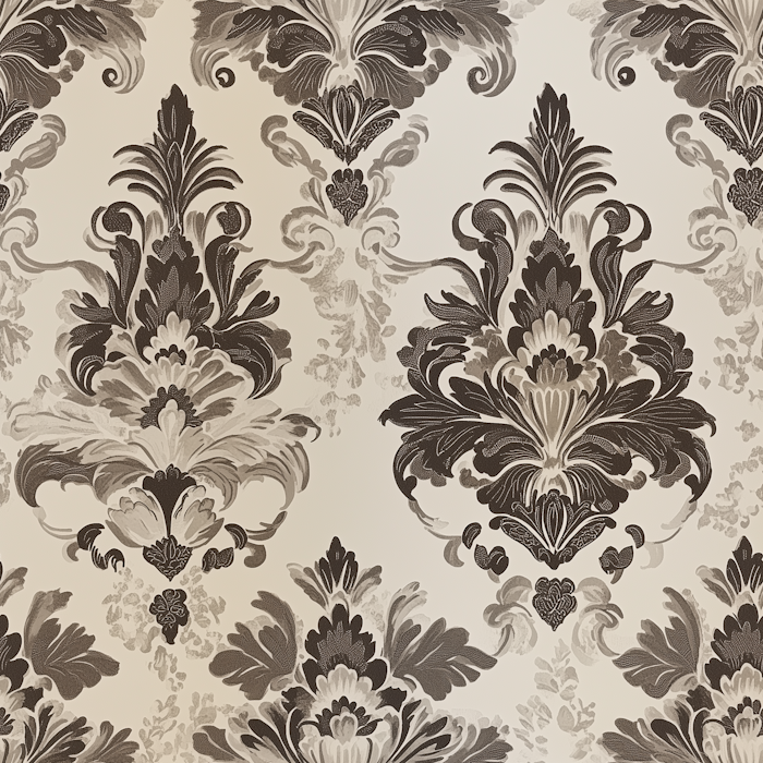 Classic Damask Charm Wallpaper | happywall.com