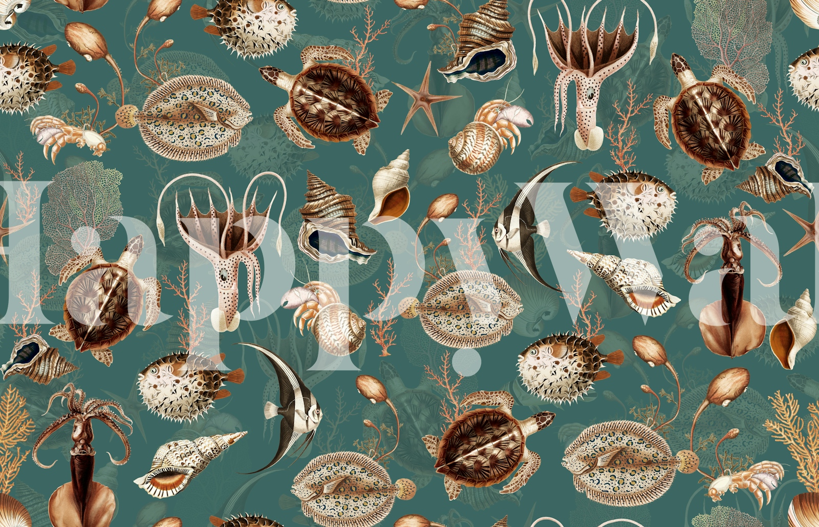 Ocean-Themed Nautical Wallpaper for Home Decor